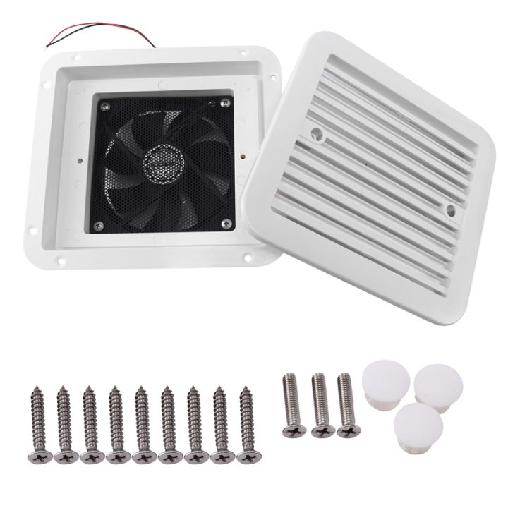 (CPOV) 12V Universal Rv Motorhome Mute Roof Cooling Trailer Exhaust Fan ...