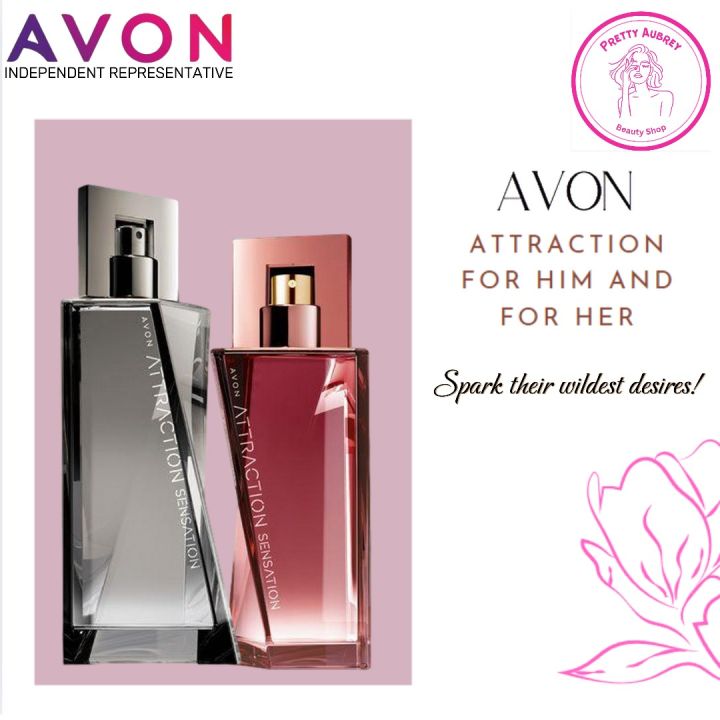 AVON Attraction Sensation Perfume for Him and for Her | Lazada PH
