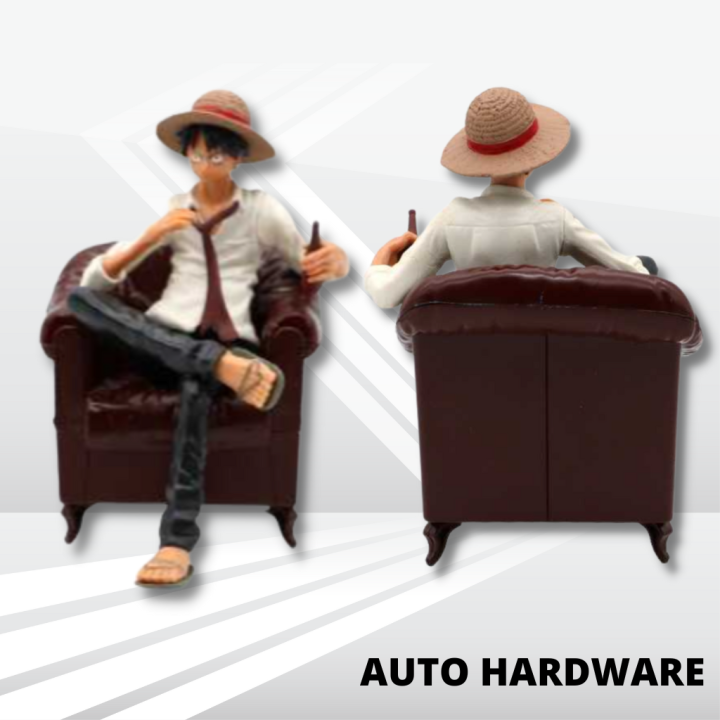 Action Figure One Piece Model Luffy Sitting on Sofa 1 PCS / Action ...