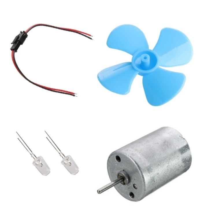 4 Blades Wind Turbines Small Motor Wind Turbines Blades Generator Diy ...