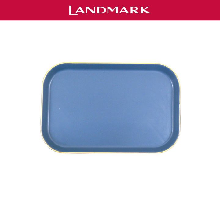 Cuisson Small Rectangular Ceramic Plate with Gold Rim 14 x 11 x 3cm ...