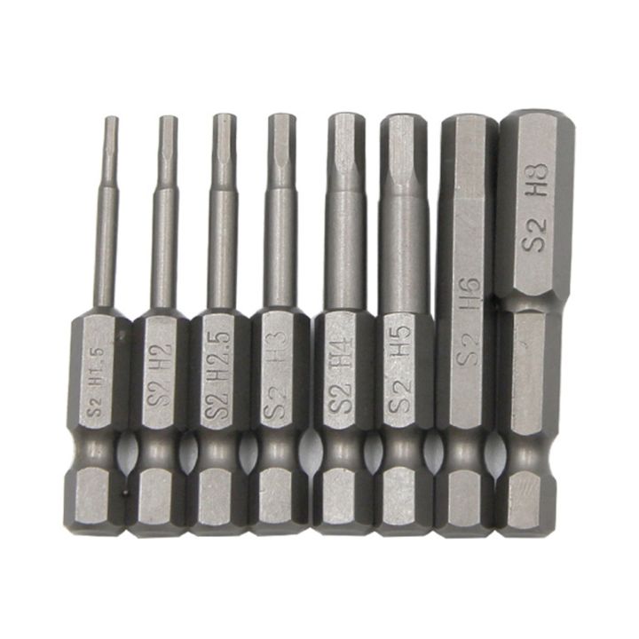 [Old A Hardware] 8ชิ้น Hex Driver Bit นิวเมติกเจาะ Hex Driver Bit ...