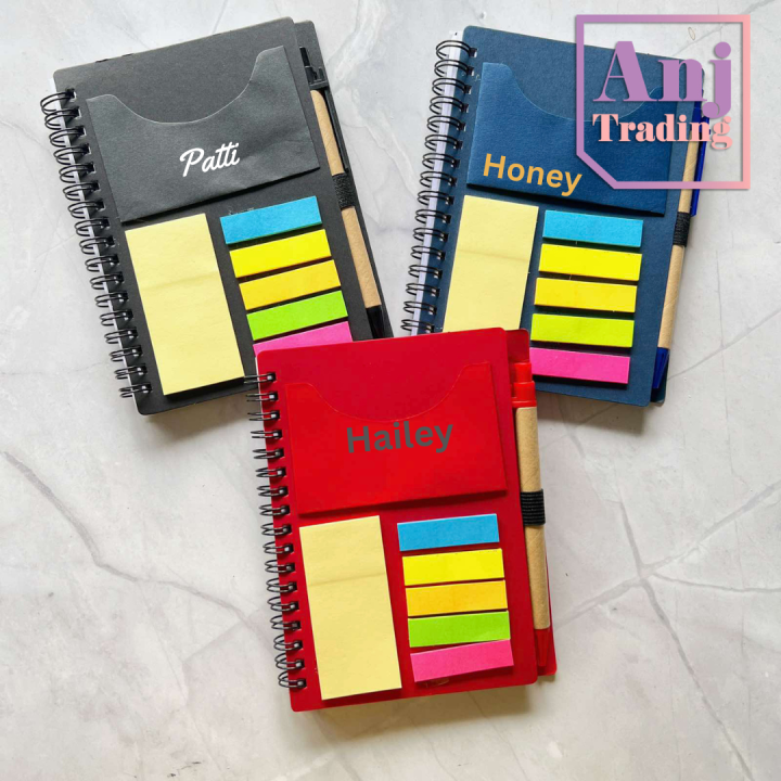 CORPORATE GIVEAWAYS Semi Pocket Notebook Journal with FREE Pen and ...