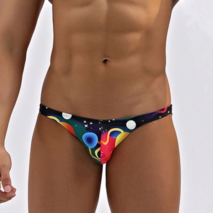 Sexy Mens Swim Briefs Bikini Swimwear Low Waist Swimming Trunks For Man