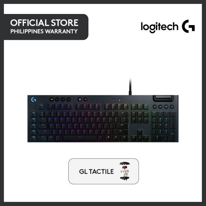 123 Logitech G813 Lightsync RGB Mechanical Gaming Keyboard with Low ...