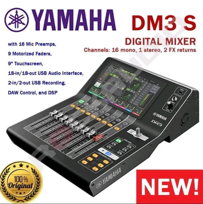 mixer YAMAHA DM3S DIGITAL original | Lazada Indonesia