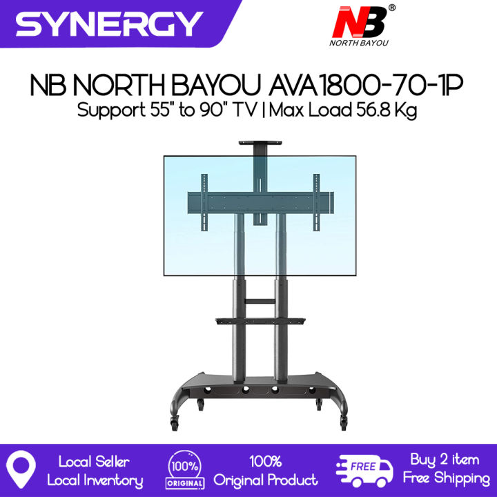 NB North Bayou AVA1800-70-1P / AVA1500-60-1P TV Stand For Flat TV ...
