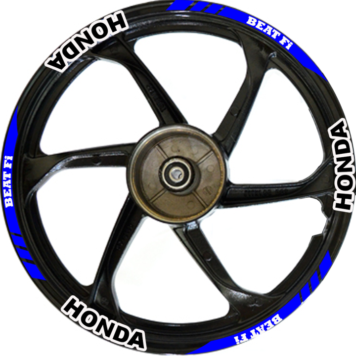 HONDA BEAT FI MAGS STICKER (SET GOOD FOR 2 MAGS BOTH SIDES FRONT AND ...