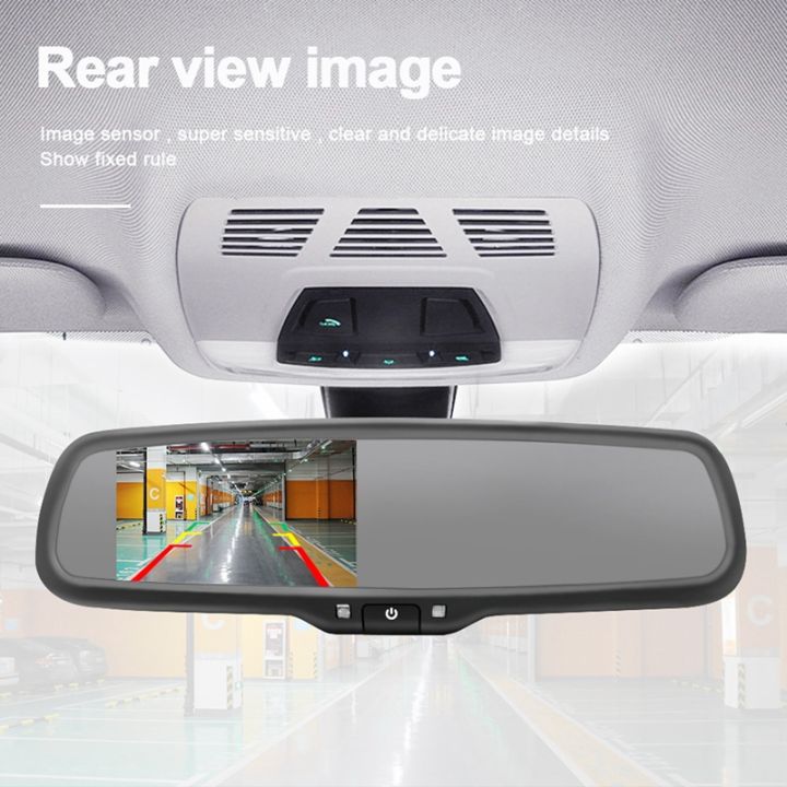 (APEK) Car 4.3-Inch Dash Cam Mirror Auto-Dimming AHD Display with ...