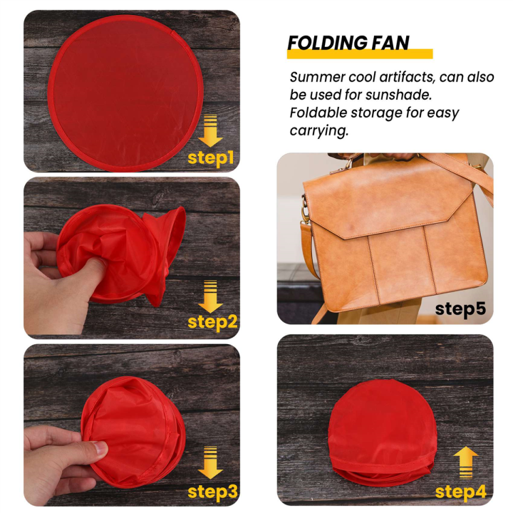 Foldable Round Fan | Lazada.co.th
