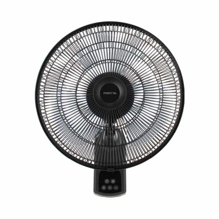 MISTRAL MWF1697DR Matt Black Gen 1 - 16" DC Wall Fan with Remote ...