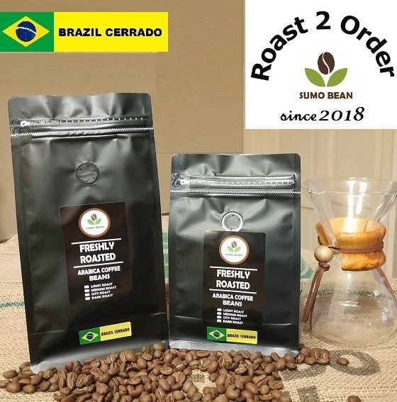 ROAST TO ORDER BRAZIL CERRADO FINE CUP 100% FRESH ROAST ARABICA WHOLE BEAN COFFEE | Lazada