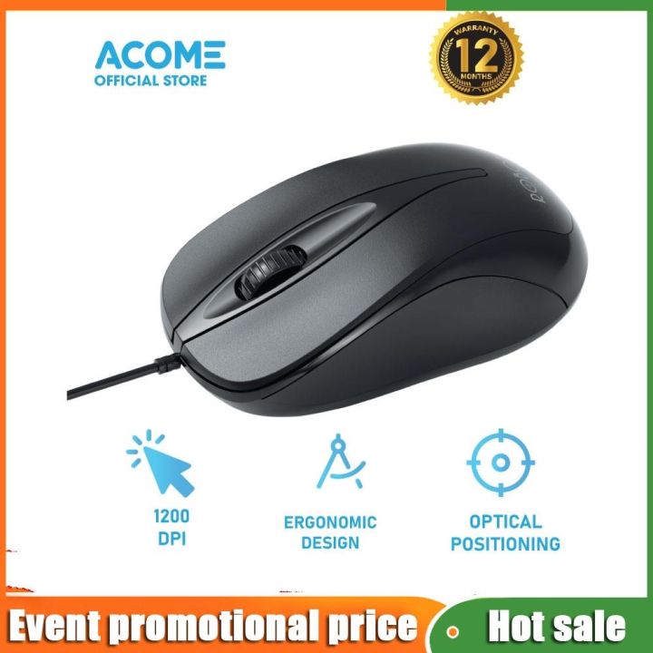 ROBOT Optical Mouse Office Wired M100 Mini Mouse Wired Mouse Mouse for ...