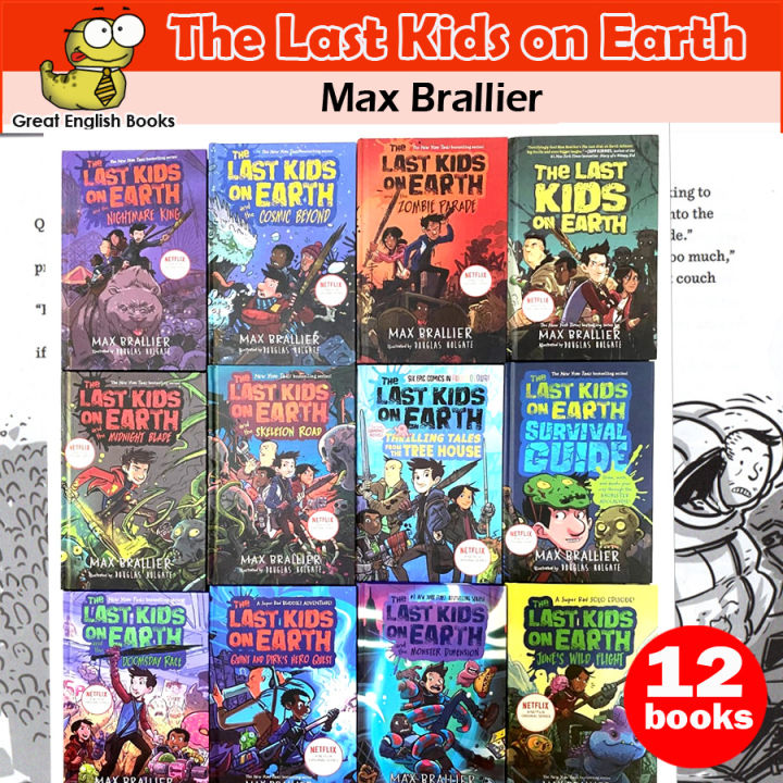 (In Stock) พร้อมส่ง ชุดหนังสือภาษาอังกฤษ The Last Kids on Earth 12 ...