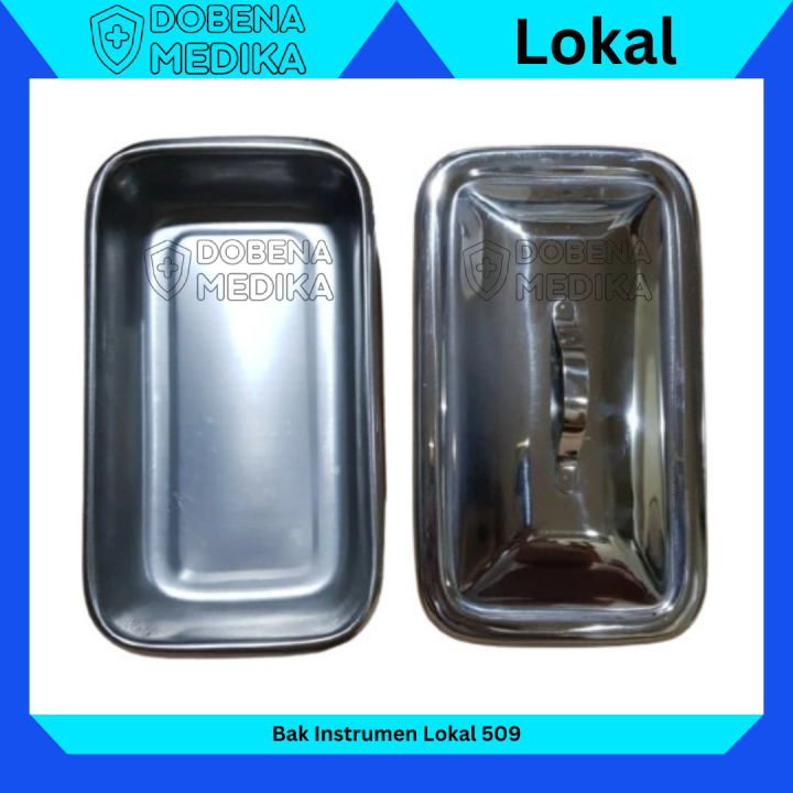 Lokal Bak Instrumen Tray Medis Stainless 509 Plus Tutup | Lazada Indonesia
