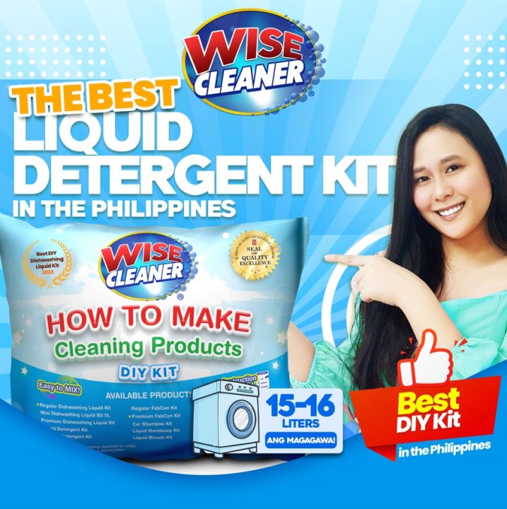WISE CLEANER DIY LIQUID DETERGENT KIT | Lazada PH