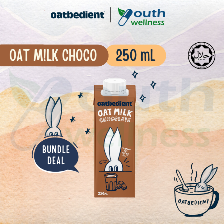 [RTD] Oatbedient Oat Milk Chocolate 250ml | Lazada