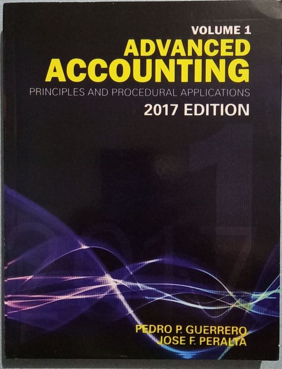 ADVANCED ACCOUNTING VOL 1 2017 BY GUERRERO | Lazada PH