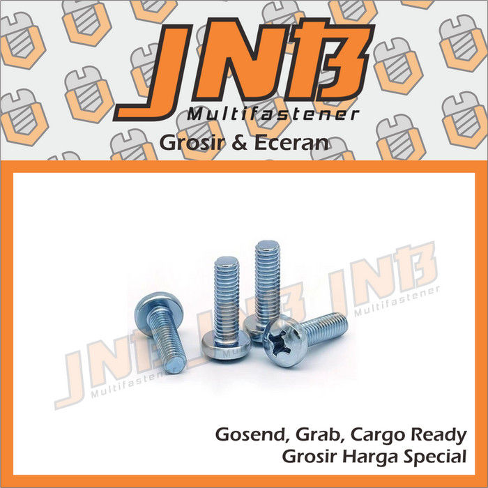 Baut JP M 6 x 80 Baut Philip M6 x 80mm | Lazada Indonesia