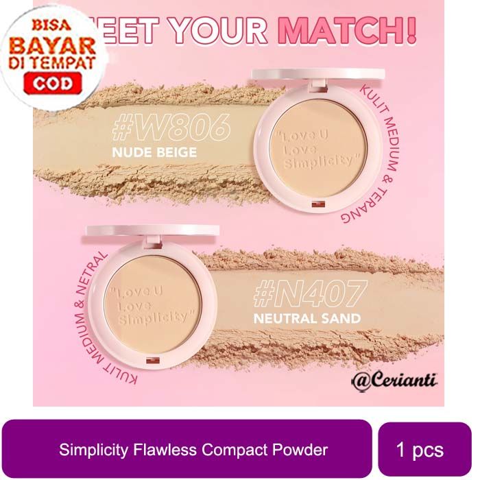 [BARU | FLAWLESS | TAHAN LAMA] YOU Simplicity Flawless Compact Powder ...