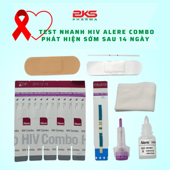 Que test nhanh HIV Early Determine Combo phát hiện sớm HIV sau 14 ngày ...