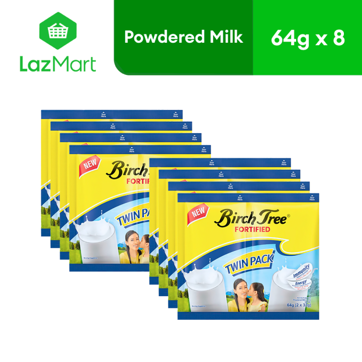 Birch Tree Fortified Twin Pack 64g - Pack of 8 | Lazada PH