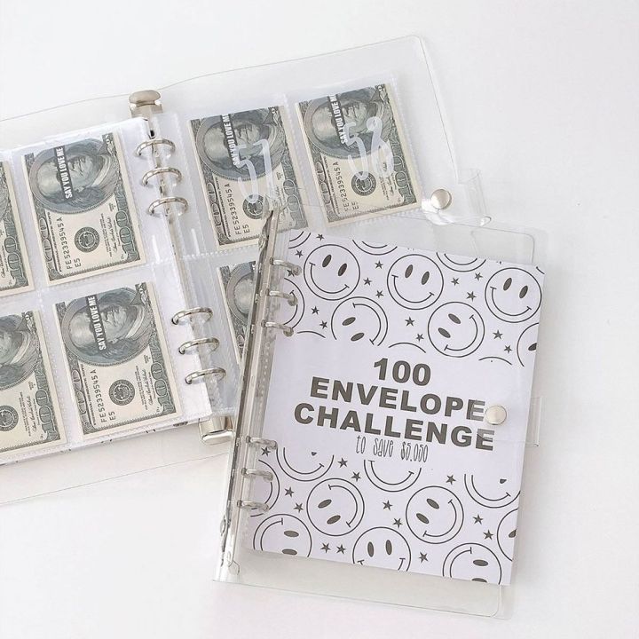 FUTUI Money Saving Planner Money Saving Binder Pocket Savings ...
