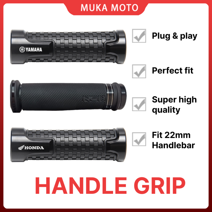 Yamaha&Honda Handle Grip RCB Motorcycle Hand Grip Universal Handle Bar ...
