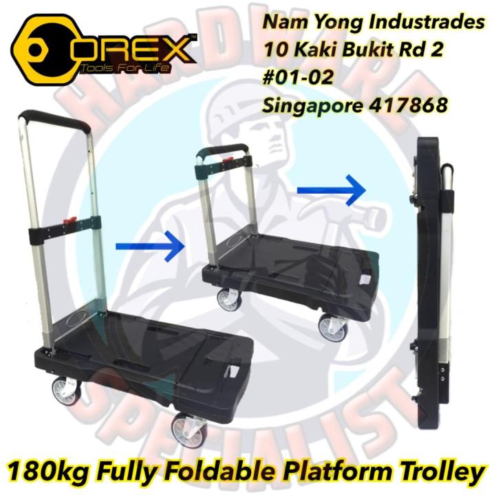 Orex Foldable Platform Trolley 180kg | Lazada Singapore