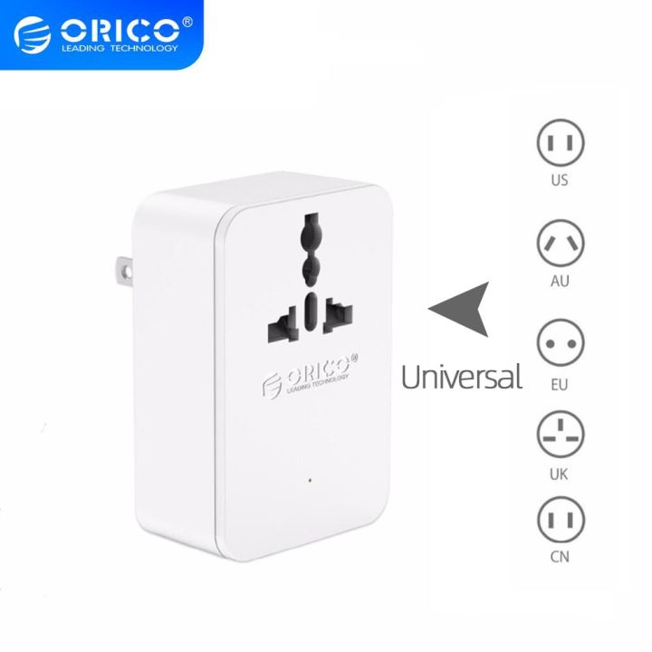 Orico Univerdal Ổ Cắm Ac Bộ Chuyển Đổi Phích Cắm Điện Với 4 Cổng Sạc Usb Cho Ổ Cắm Điện Ổ Sạc Du