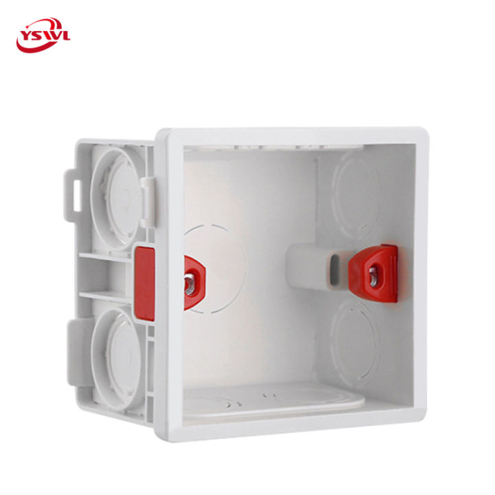 YSWL switch box 86x86mm utility box wall light switch socket box flame ...