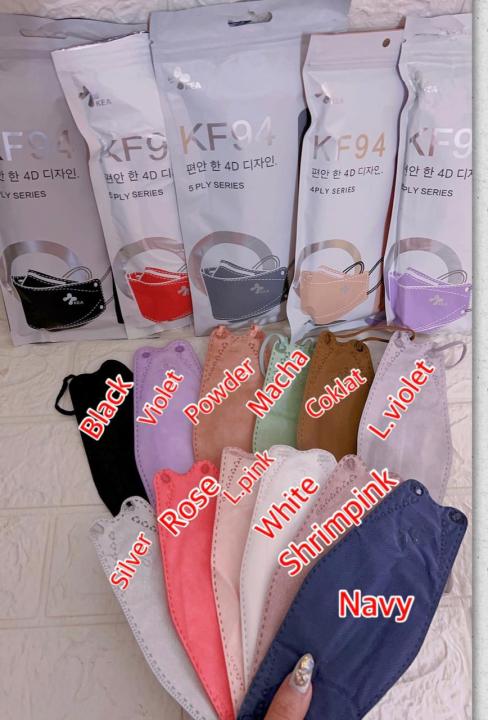 MASKER KEA KF94 EARLOOP 4 PLY ISI 10 Pcs MODEL SENSI CONVEX / EVO ...