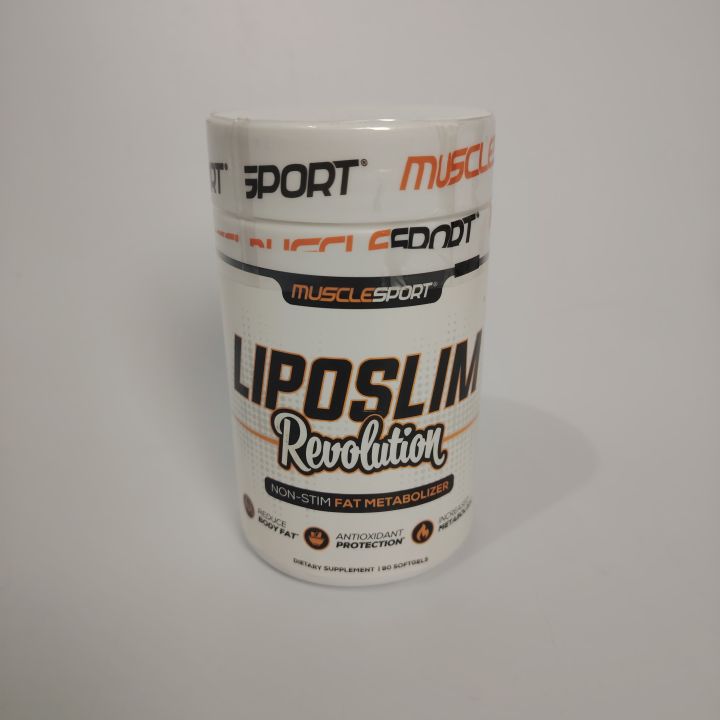 MUSCLEPORT LIPOSLIM REVOLUTION NON-STIM FAT METABOLIZER 90 SOFTGELS ...