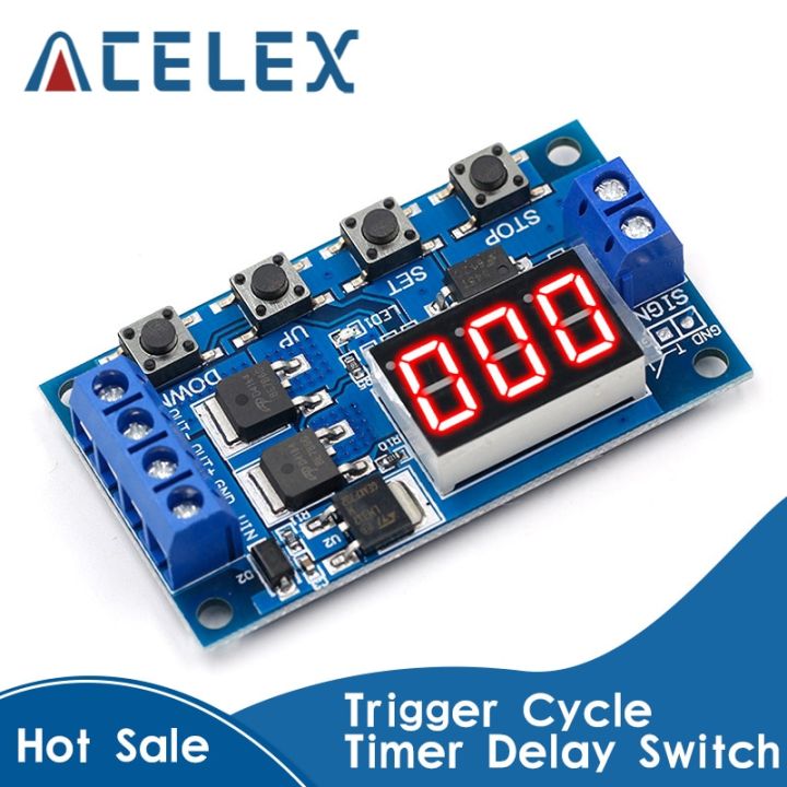 Dc 12v 24v Dual Mos Led Digital Time Delay Relay Trigger Cycle Timer ... Dc 12v 24v Dual Mos Led Digital Time Delay Relay Trigger Cycle Timer ...