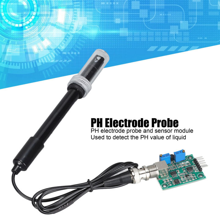Ph Electrode Probe Sensor Module For Liquid Ph Value Monitoring Kit With Bnc Connector Lazada
