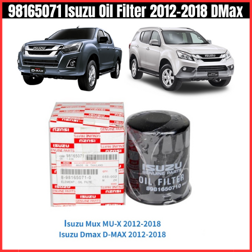 98165071 Isuzu Oil Filter 2012-2018 DMax Mux (4JA1, 4JK1) D-max / Mu-x ...