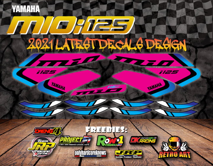 Yamaha MIO I 125 NEW RELEASE DECALS 2021 | Lazada PH