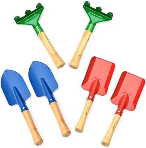 3pc SET COLORFUL MINI GARDENING TOOLS (rake, shovel, trowel) | Lazada PH