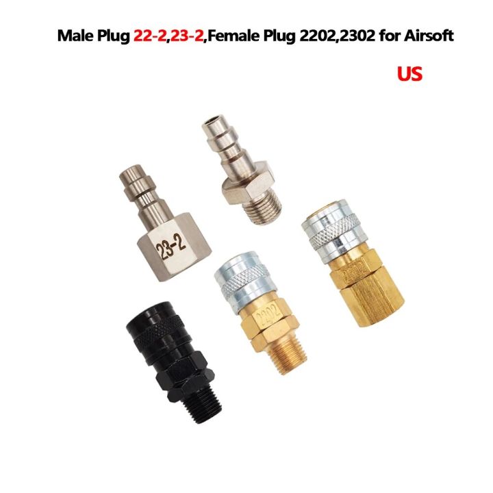 Hpa Foster 1/8npt M10 Threadsus Male Plug 22-2 23-2 Female Plug 2202 ...