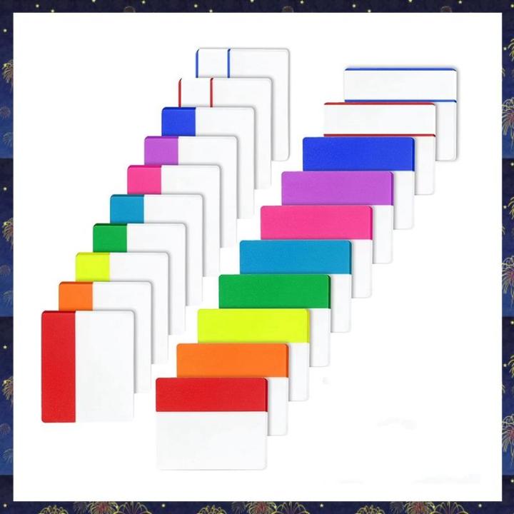 (KFAT) 1200 Pieces Tabs 2 Inch Sticky Index Tabs, Colored Page Markers ...