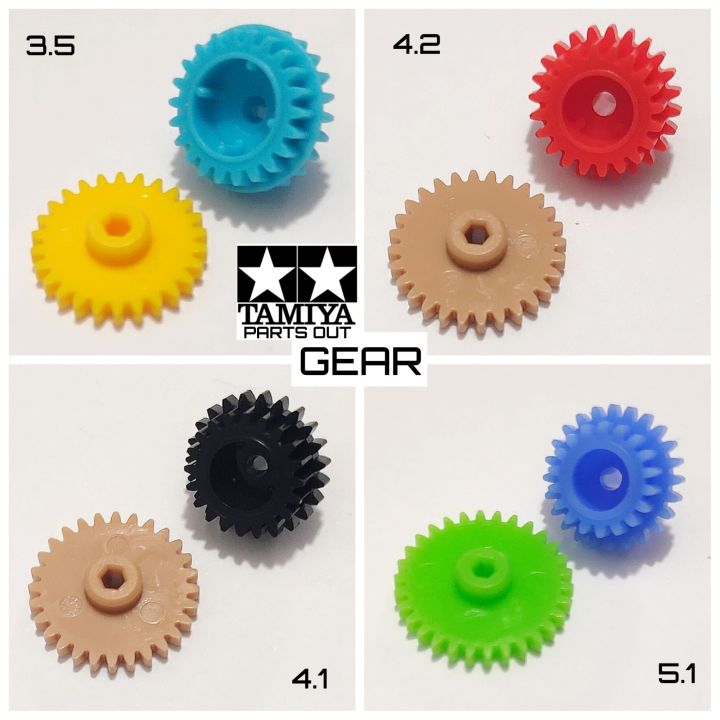 TAMIYA Gears Gear Parts Out for Mini 4WD 3.5 / 4.1 / 4.2 / 5.1 | Lazada PH