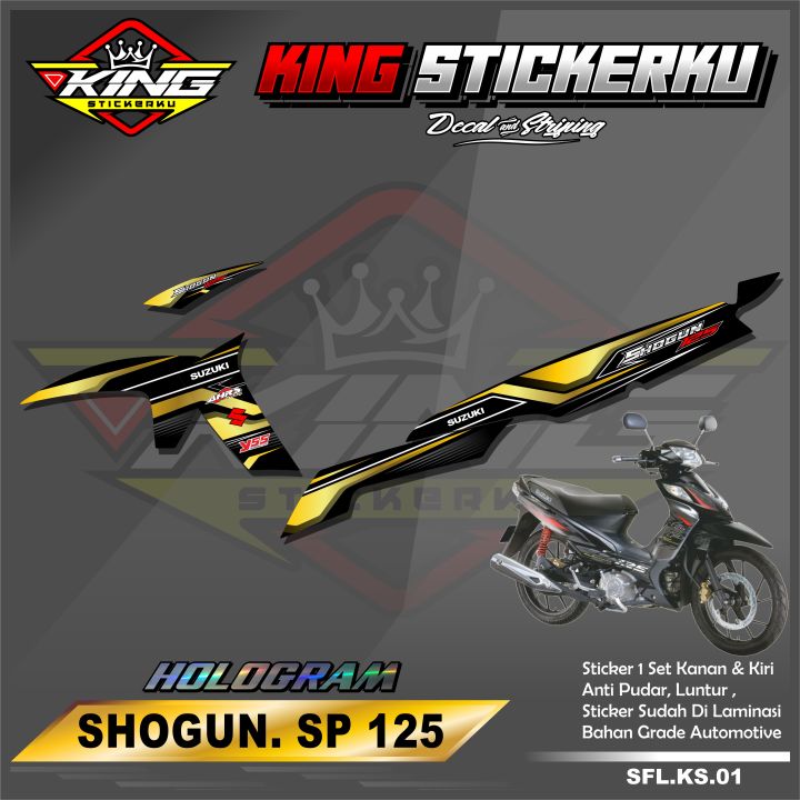 Sticker Striping Variasi Suzuki Shogun SP 125 Robot - Stiker Striping ...