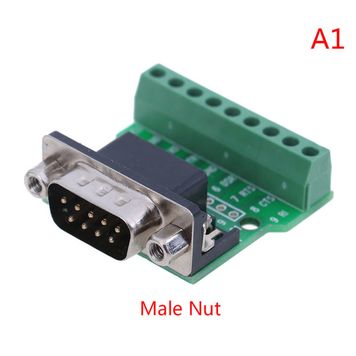 UNI SUN D-Sub 9pin Solderless Connector DB9 RS232 Serial To อะแดปเตอร์ ...