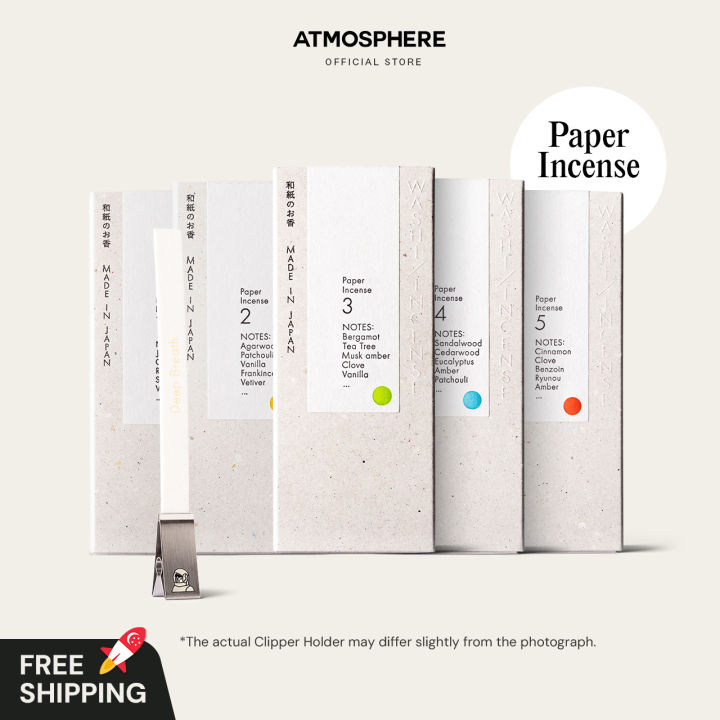 Kunjudo Washi Paper Incense Full Range Japanese Ambient Incense Home ...