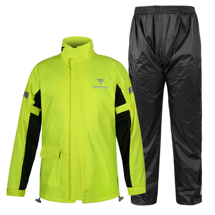 MOTOWOLF Waterproof Rain Jacket Motorcycle Raincoat | Lazada PH