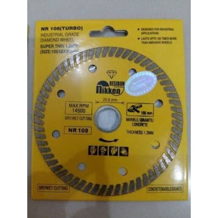 DIAMOND WHEEL NIKKEN TURBO DW 108 | Lazada Indonesia DIAMOND WHEEL NIKKEN TURBO DW 108 | Lazada Indonesia
