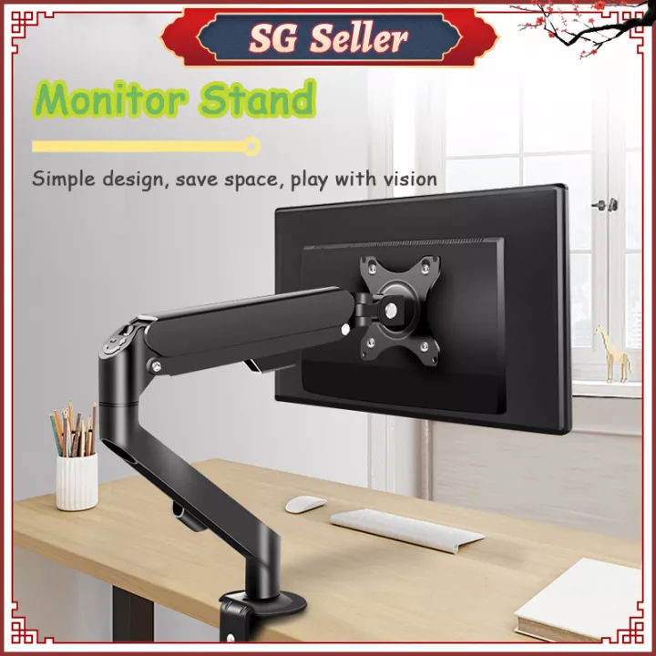 【SG stock】Monitor stand laptop stand with monitor arm riser Hydraulic ...