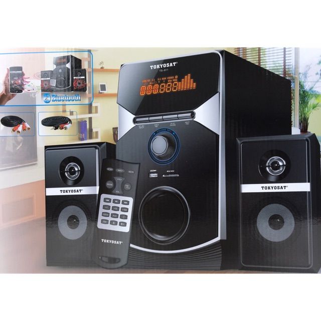 TOKYOSAT TS-911 Best Home Theatre Speaker 2.1 channel, Bluetooth/USB ...