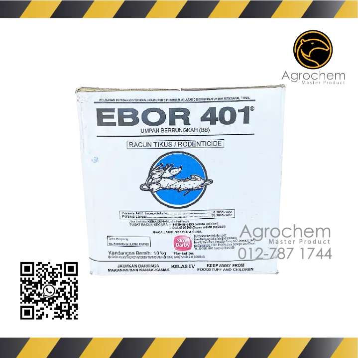 Ebor 401 Rat Bait Rodenticide Mouse Mice Rodent Bait Poison (10kg) | Lazada
