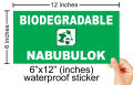 SIGNS Garbage Waste Segregation Sign Biodegradable NonBiodegradable ...